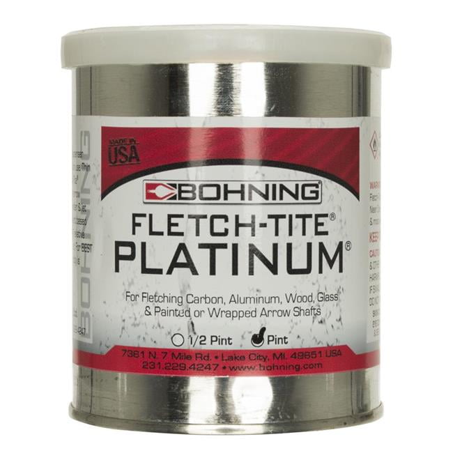 Bohning 34077 Clear Fletch-Tite Platinum Adhesive, 1 Pint - Walmart.com
