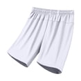Breathable Sports Shorts for Men, Elastic Waist Eyelet Summer Shorts ...