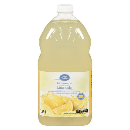 Great Value Lemonade, 1.89L - Walmart.ca