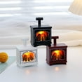 1PC Dollhouse Fireplace Night Light Desktop Dress Up Desk Decoration ...