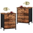 Eunos Nightstands for Bedroom Set of 2, Small Bedside Table End Table ...