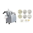 VEVOR 110V Commercial Food Processor, 550W Electric Vegetable Slicer & Shredder, Stainless Steel ...
