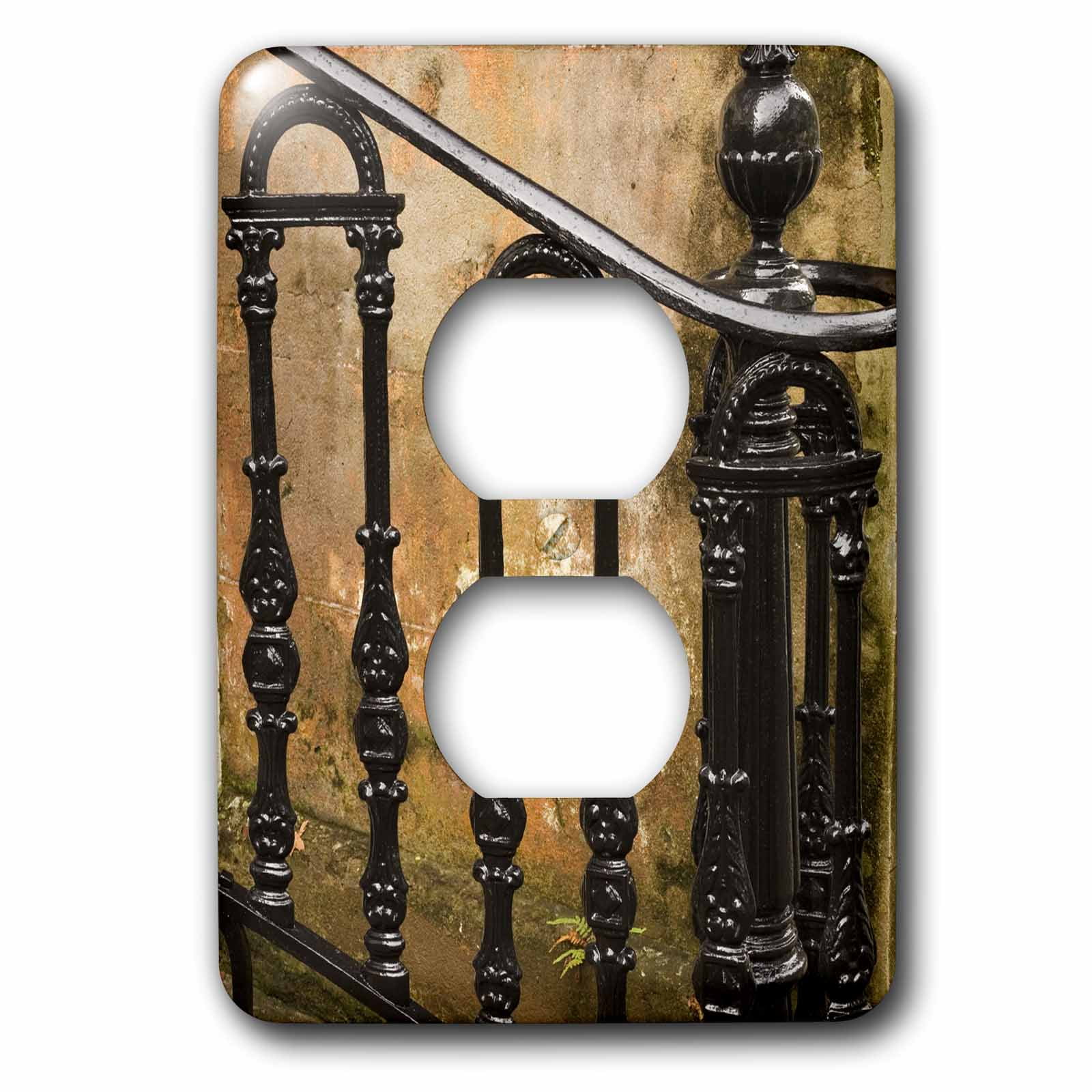 Georgia, Savannah. Wrought iron railing - US11 JWL0189 - Joanne Wells 2 ...