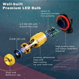 Alla Lighting 2504 PSX24W LED Fog Lights Bulbs 3000lm Extreme Super ...