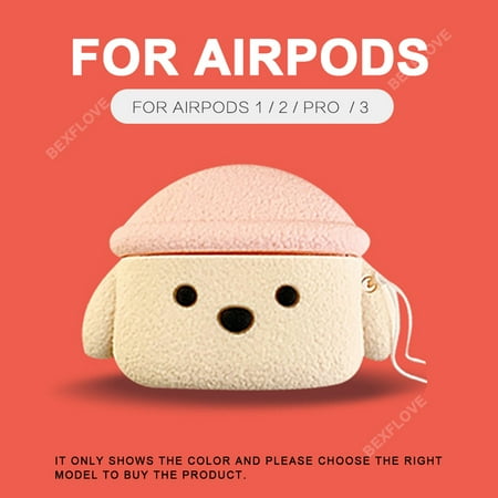 3D Earphone Case For Ai/rpod/s 2 3 Pro Case Silicone Cute Dog Hearphone ...