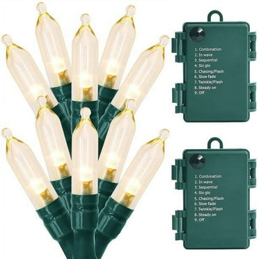 StayBright® 70ct Indoor Warm White C-5 LED String Lights-Christmas ...