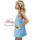 ameIAEA Girls Athletic Romper Dress Kids Summer Sleeveless Spaghetti ...
