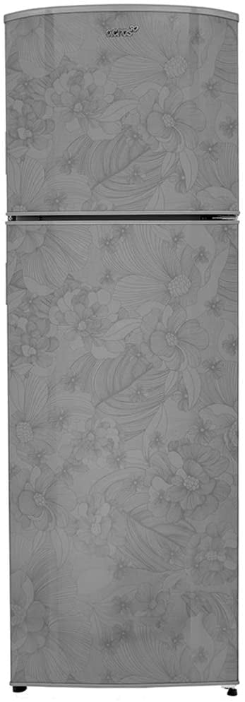 REFRIGERADOR DE 9 PIES COLOR SILVER FLORAL MARCA ACROS. Acros AT091FG ...