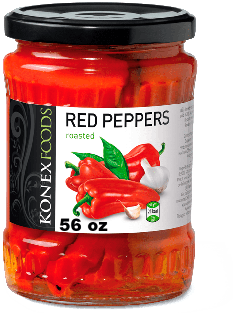 Roasted Red Peppers (KONEX) 56 oz - Walmart.com