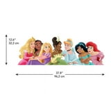 Disney Princesses Peel and Stick Giant Wall Decal with Alphabet ...