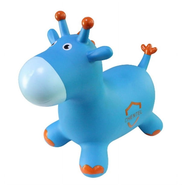Horse Kids Ride On Toy, Inflatable Hopper Bouncy Unicorn, Hopping ...