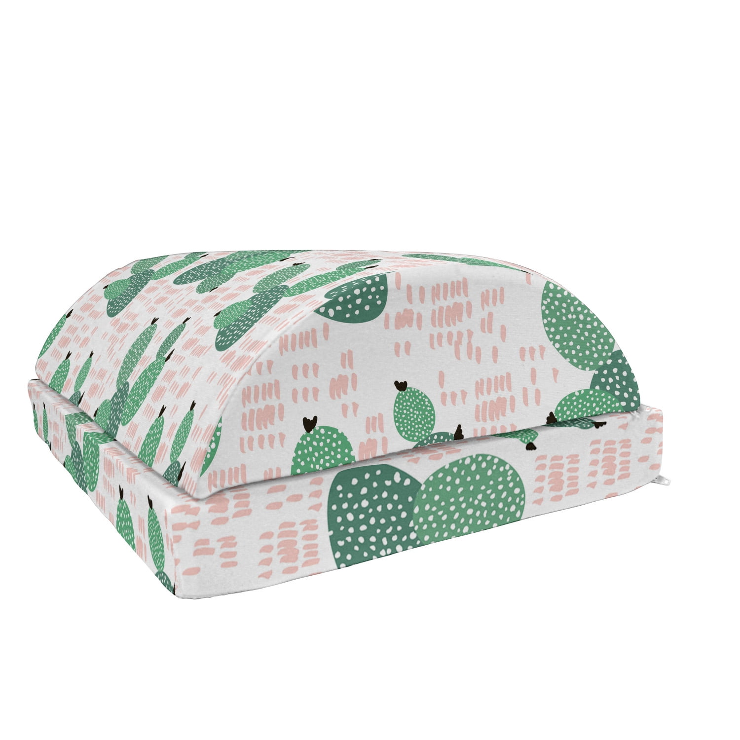 Cactus Foot Rest, Prickly Pear Tropical Succulent Plants with Modern ...