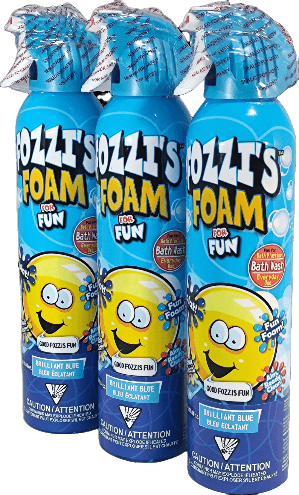 FOZZI's Bath Foam Aerosol for Kids, Brilliant Blue, Groovy Green or ...