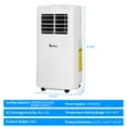 Zimtown WiFi Enabled 6000BTU (9000BTU ASHRAE) 3-in-1 Portable Air ...
