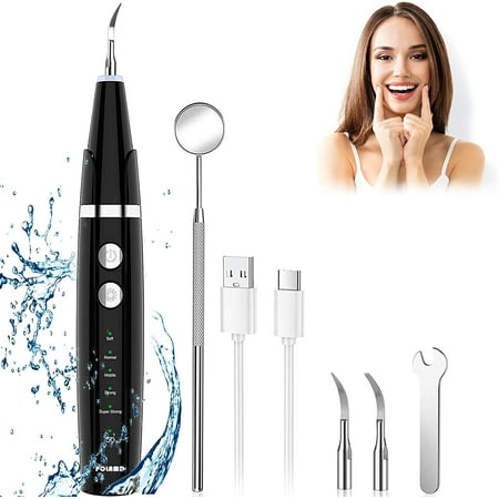 Plaque Remover for Teeth,Ultrasonic Tooth Cleaner Tartar Remover for ...