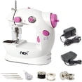 Mini Sewing Machine, Portable Adjustable 2-Speed Double Thread Sewing ...