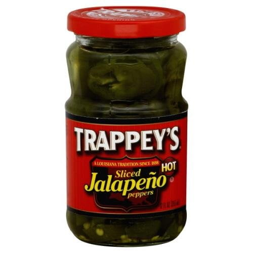 Trappey's Hot Sliced Jalapeño Peppers, 12 fl oz (Pack of 12) - Walmart ...