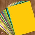 Bright Color Card Stock Paper, 65lb. 8.5 X 11 Inches - 50 Sheets -Gold ...