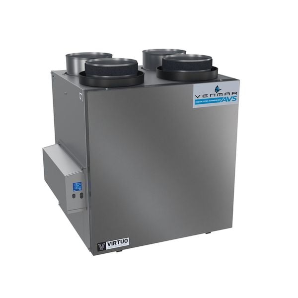 Venmar N Series Avs Heat recovery ventilator 150 CFM 75 SRE, Top Ports ...