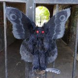 NEWCE Halloween Gothic Mothman Plush Doll Medieval Vintage Evil Goth ...