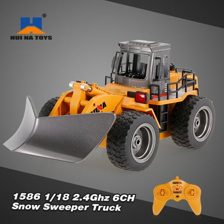 HUI NA TOYS 1586 1/18 6CH Snow Sweeper Engineering Truck RC Car Kids ...