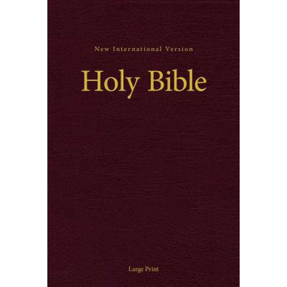 Niv Holy Bible Large Print Hardcover