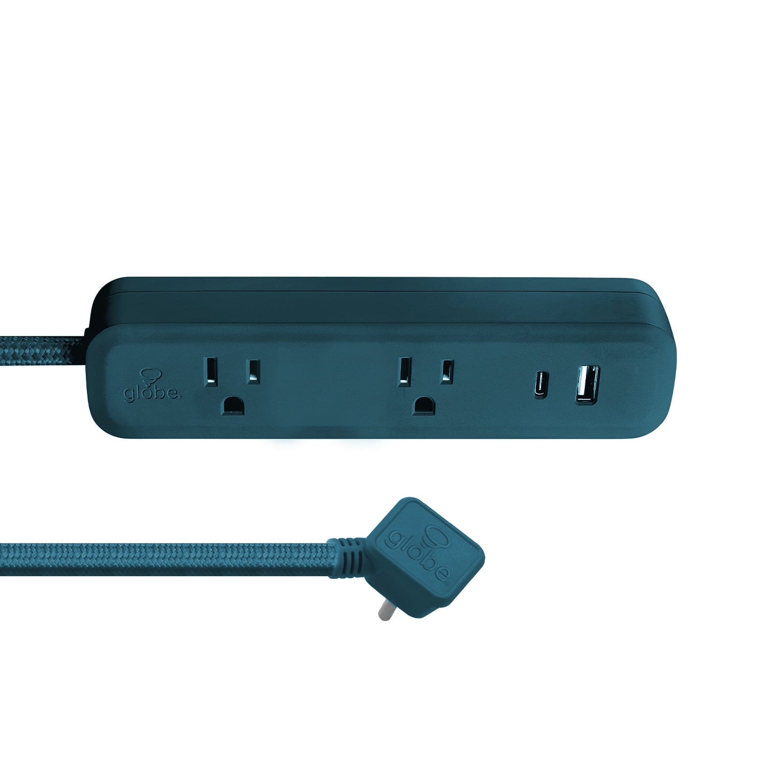 Click here for Globe Electric Co. Globe Electric 2-Outlet Teal Fl... prices