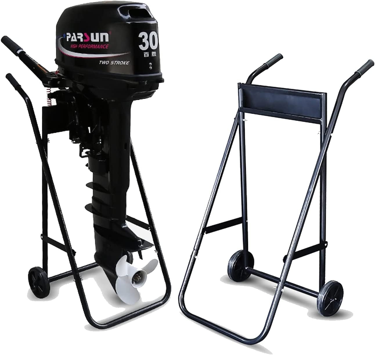 bimiti Boat Outboard Motor Engine Trolley 165 Lbs Heavy Duty Boat Motor ...