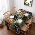 Cartoon Cute Black Cats Table Cloth 60x84in, Waterproof Rectangle ...