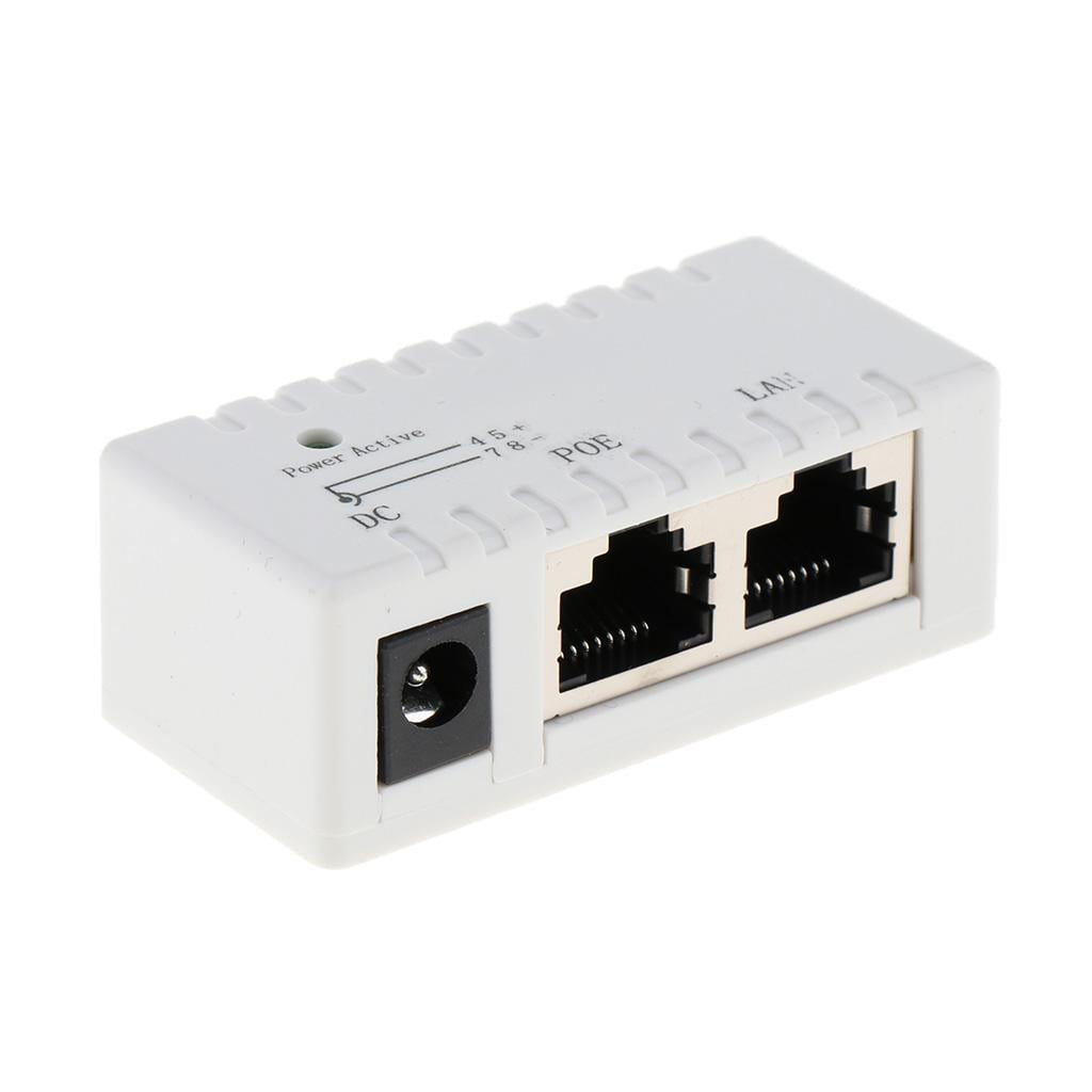 PoE Power Supply Adapter Compliant 0Mbps for IP Phones, Cameras, AP And ...