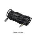 Air Compressor Hose Coiled Flexible Air Hose 7.5m Pneumatic Tubing ...
