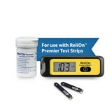 ReliOn Premier Compact Blood Glucose Monitoring System HSA/FSA Eligible ...