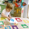 Stencils for Sidewalk Chalk – 24 Pieces Large Drawing Templates ...