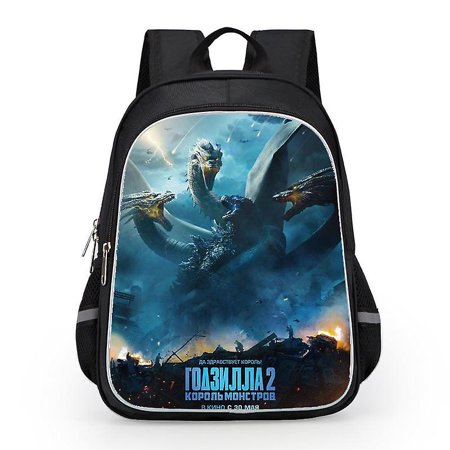 Godzilla Print School Bag Kids Waterproof Backpack-2-L（jeepmog ...