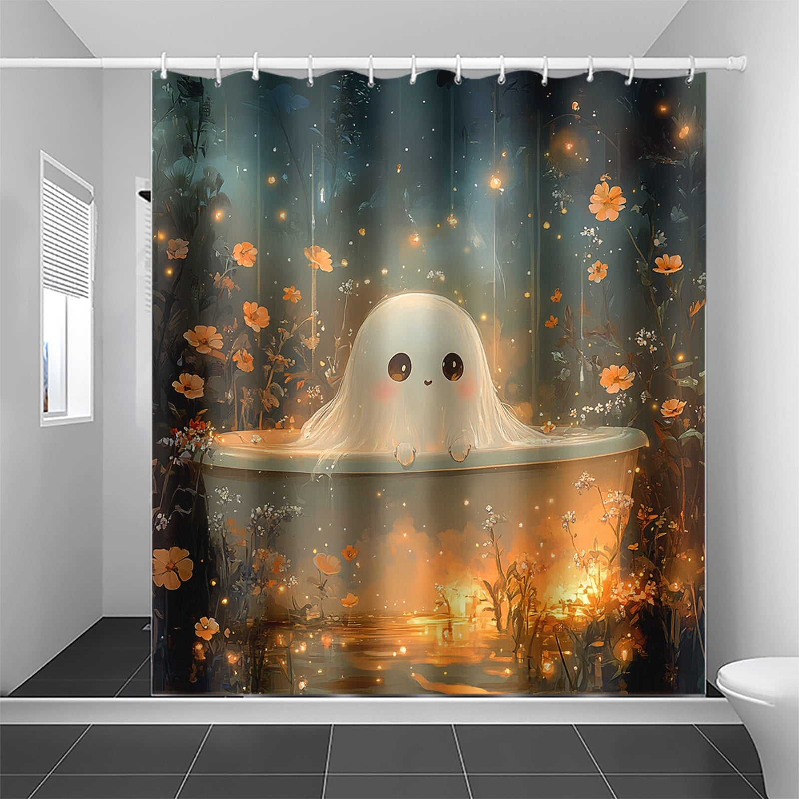 Click here for Binwennn 20 Gauge Clear Curtains With Hooks At Top... prices