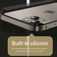 Bumper Protection Designed for iPhone 16 Pro Case,Alloy Aluminum Metal ...