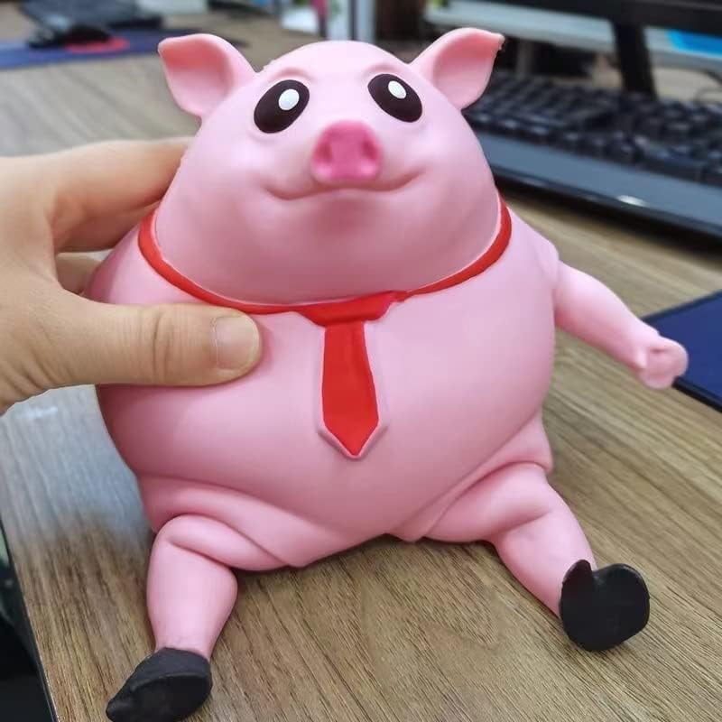 Pink Pig Squishy Toy，Pig Squeeze Toys，Cute Pig Man Sensory Stress Toy ...