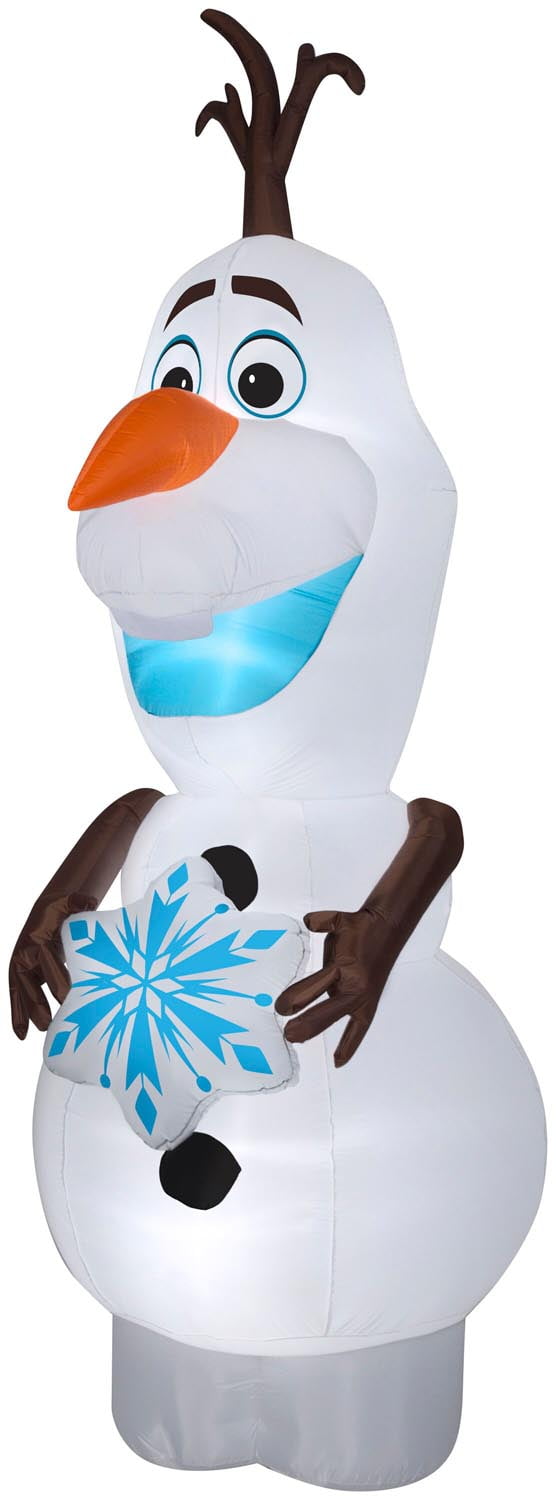 Airblown Disney Frozen Olaf Gemmy Airblown Yard Inflatable, with ...