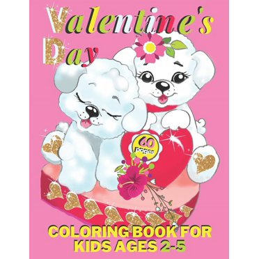Lovely Coloring Book Valentine's Day For Kids: Amazing and Big Coloring ...