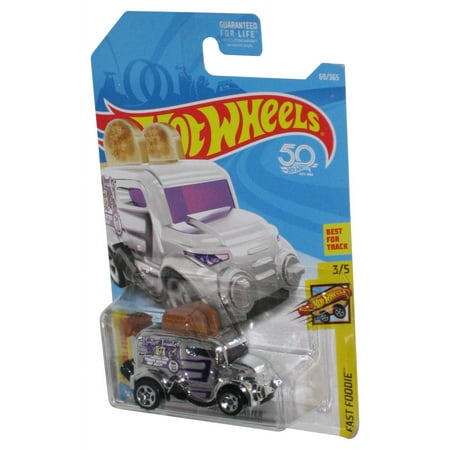 Hot Wheels (2017) Fast Foodie #3/5 Roller Toaster Toy Car 69/365 ...