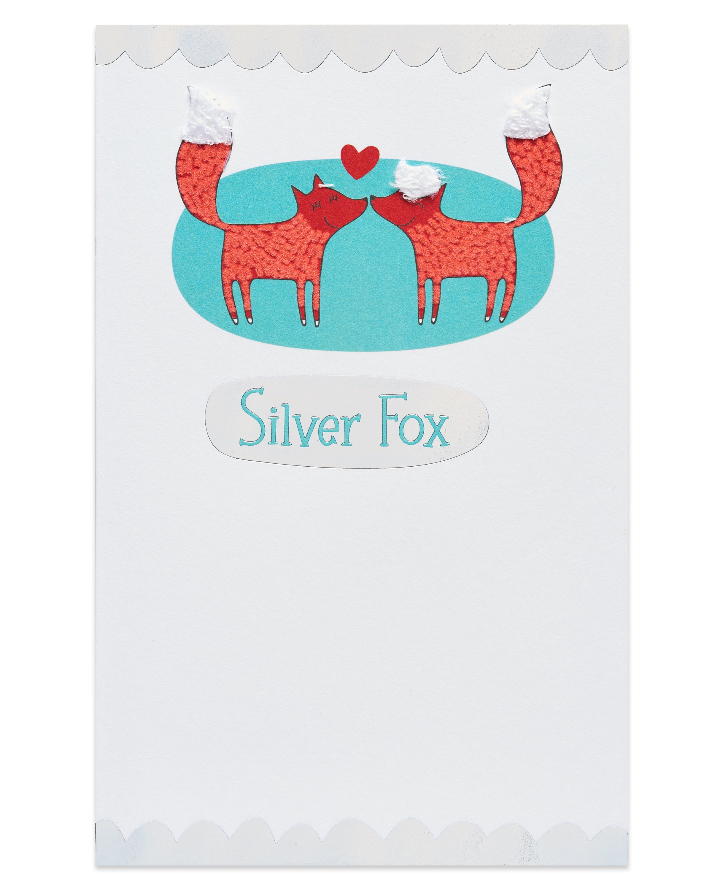 American Greetings Funny Silver Fox Birthday Card for Husband with Foil ...