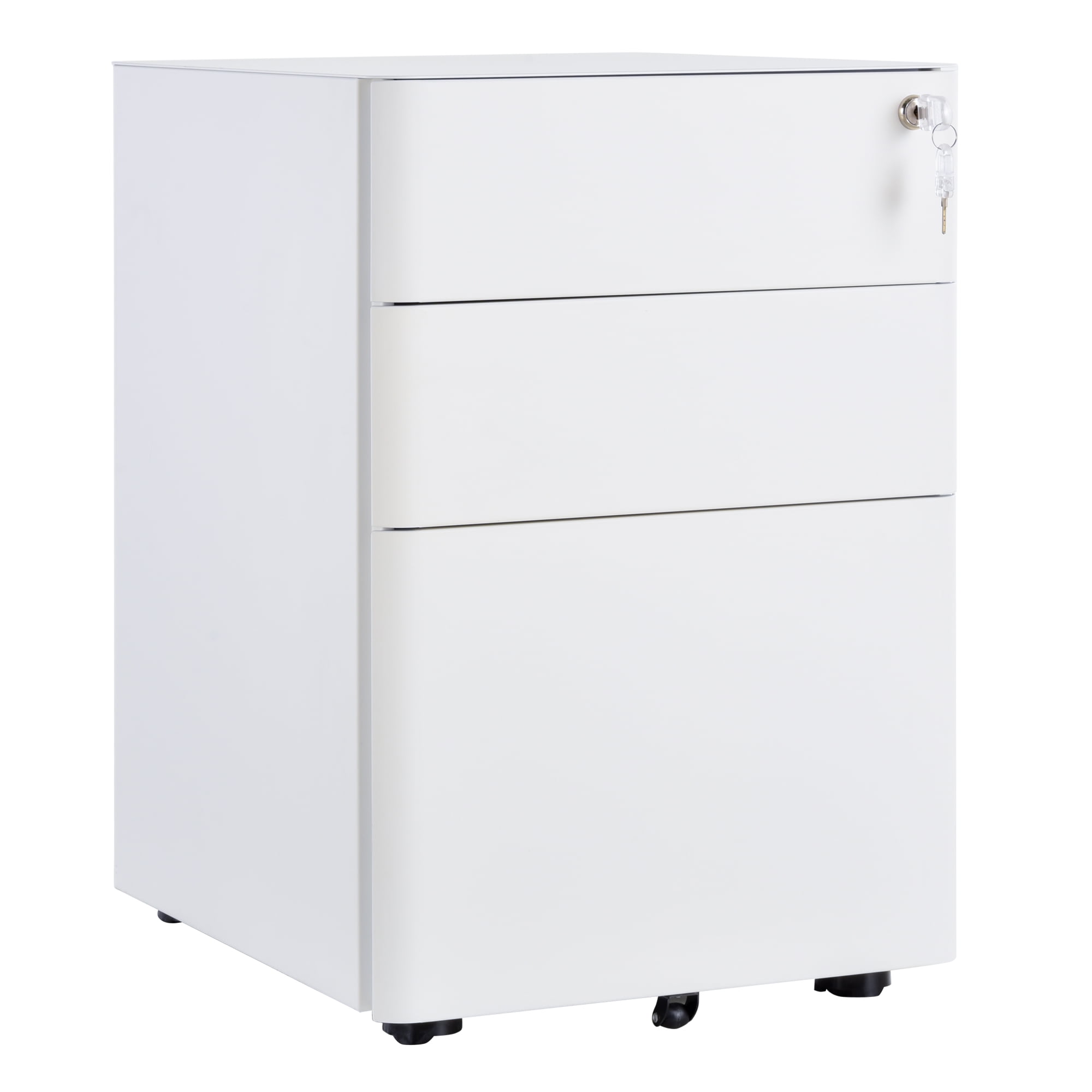 Click here for Vinsetto 3 Drawer File Cabinet Steel Lockable Fili... prices