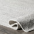 nuLOOM Wynn Braided Indoor/Outdoor Runner Rug, 2' 6" x 18', Ivory ...