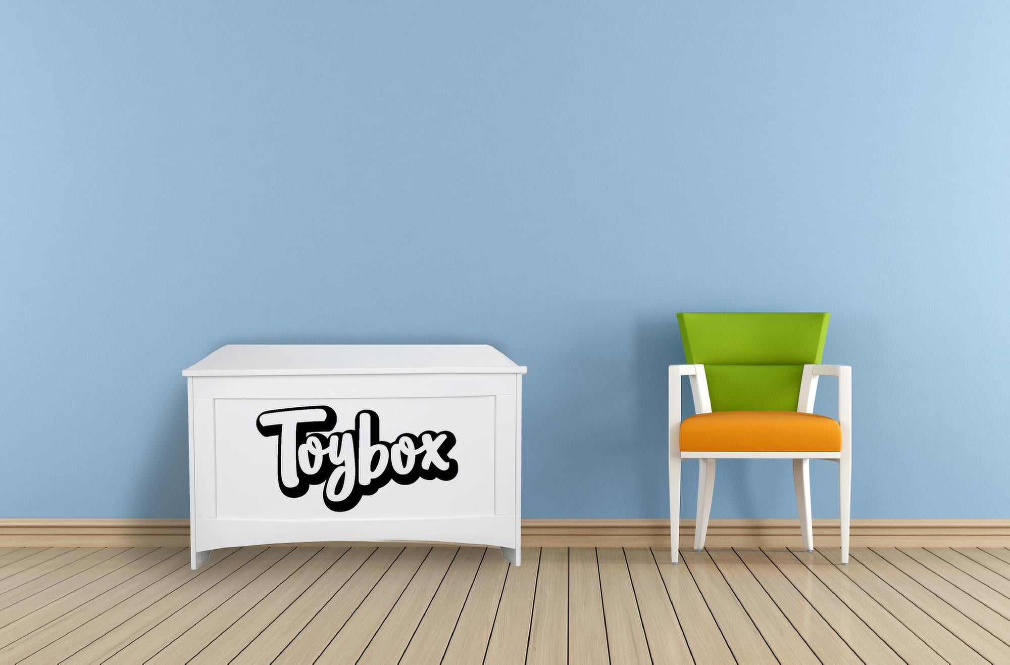 Cute Labels Toy Chest Toy Box Toys Label Sticker Art Decal for Kids ...