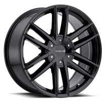 Raceline 158B-IMPULSE 22" Cast Aluminum Wheel, IMPULSE BLACK 22X9.5 ...