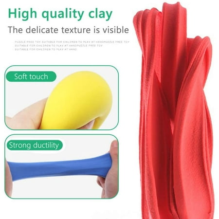 36 Pack Modeling Clay Ultra Light Air Dry Clay Magic Clay Plasticine ...