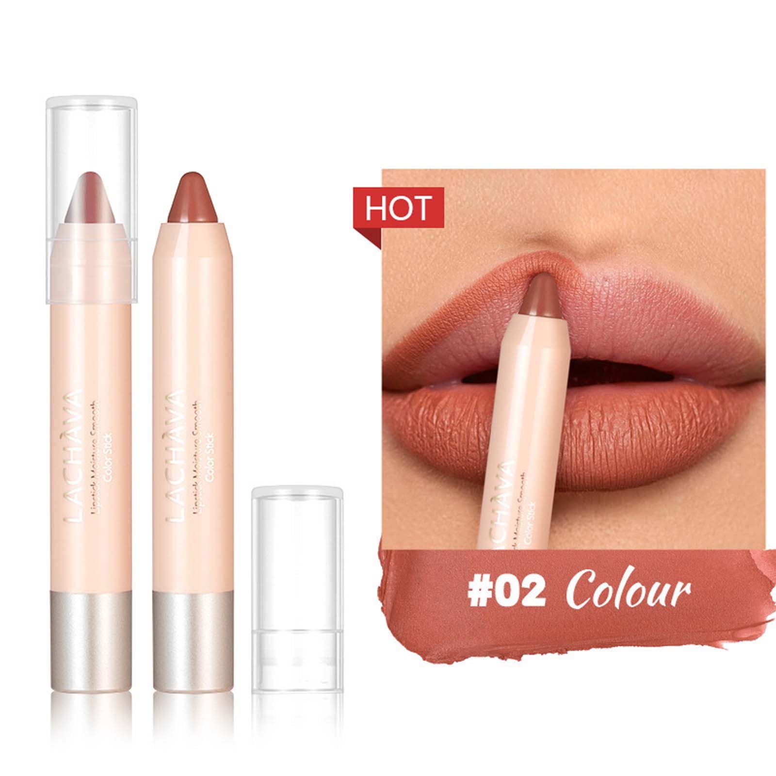 Click here for Bilqis Deals 8 Color Matte Lipstick Pencil - High... prices