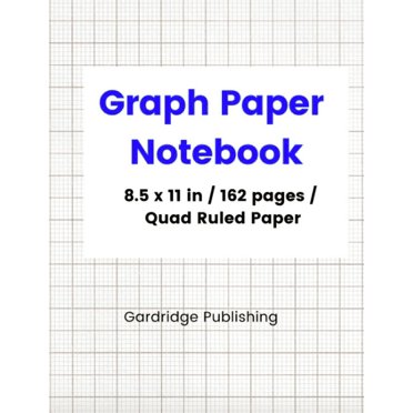 Math and Science Notebooks: Graph Paper Notebook: Blue Waves Drawing ...