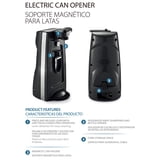Mainstays Can Opener and Knife Sharpener Black, Electric, 70W ...