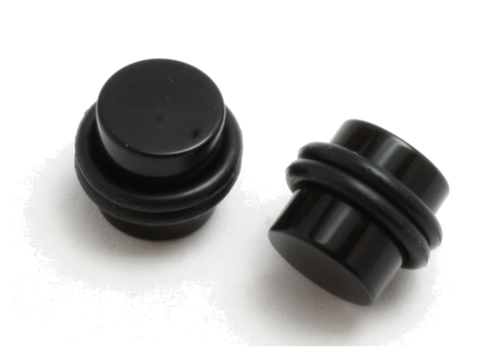 PAIR EAR STRETCHING Plugs BLACK 3/4 inch gauges tunnels - Walmart.com